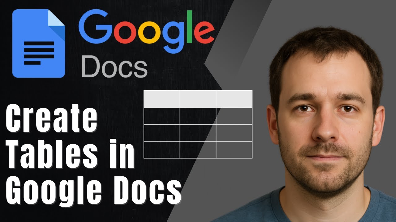 Create Tables for Free | Google Docs Tutorial for Beginners (2025 Guide)