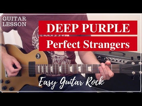 Deep Purple - Perfect Strangers - Guitar lesson