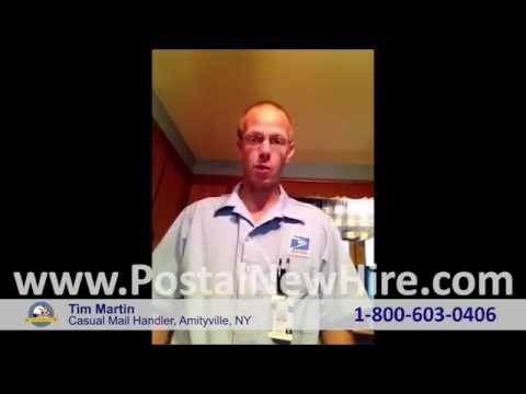 Tim Martin -New Mail Handler at the Amityville Post Office with Help from Postal Career Placement
