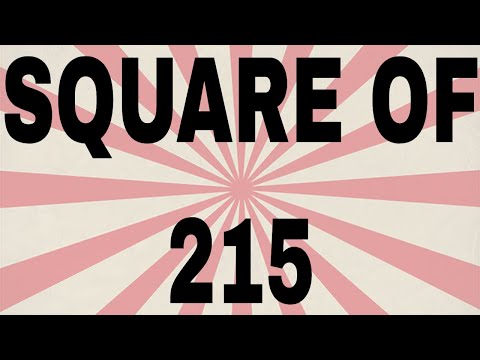 SQUARE OF 215