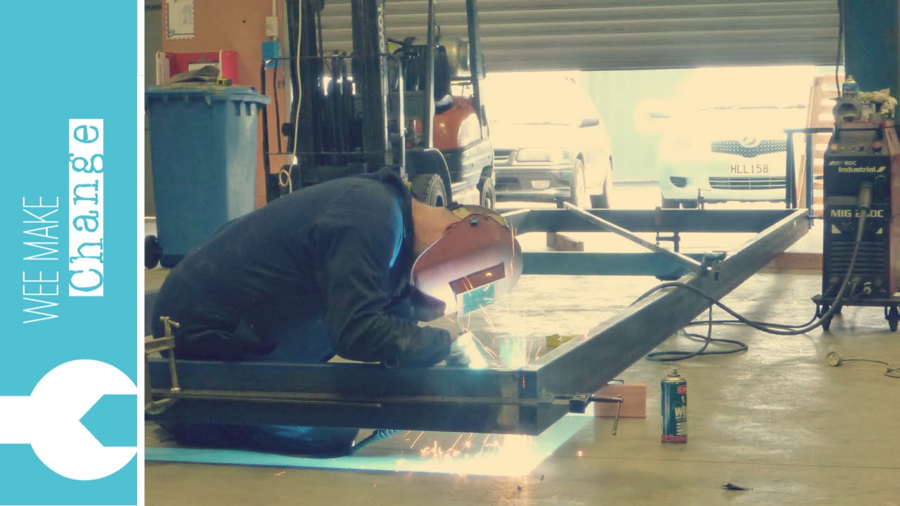 Tiny House Trailer Build - 2. Frame Fabrication