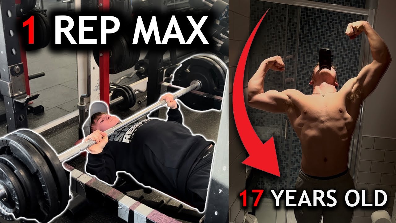 TESTING MY 1 REP MAXES (AGE 17)