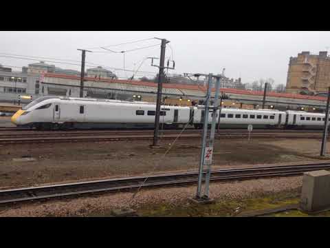 New Class 800 At York Station ECML