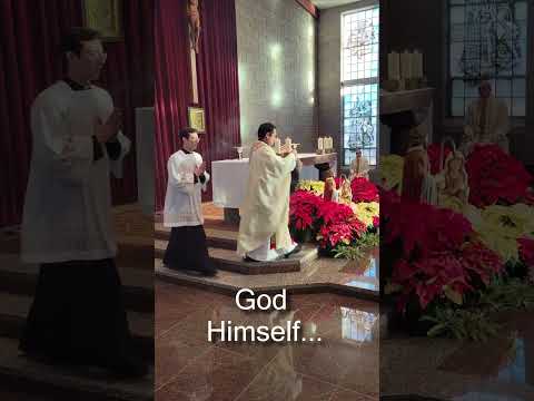 Incensing the Altar during solemn mass.
