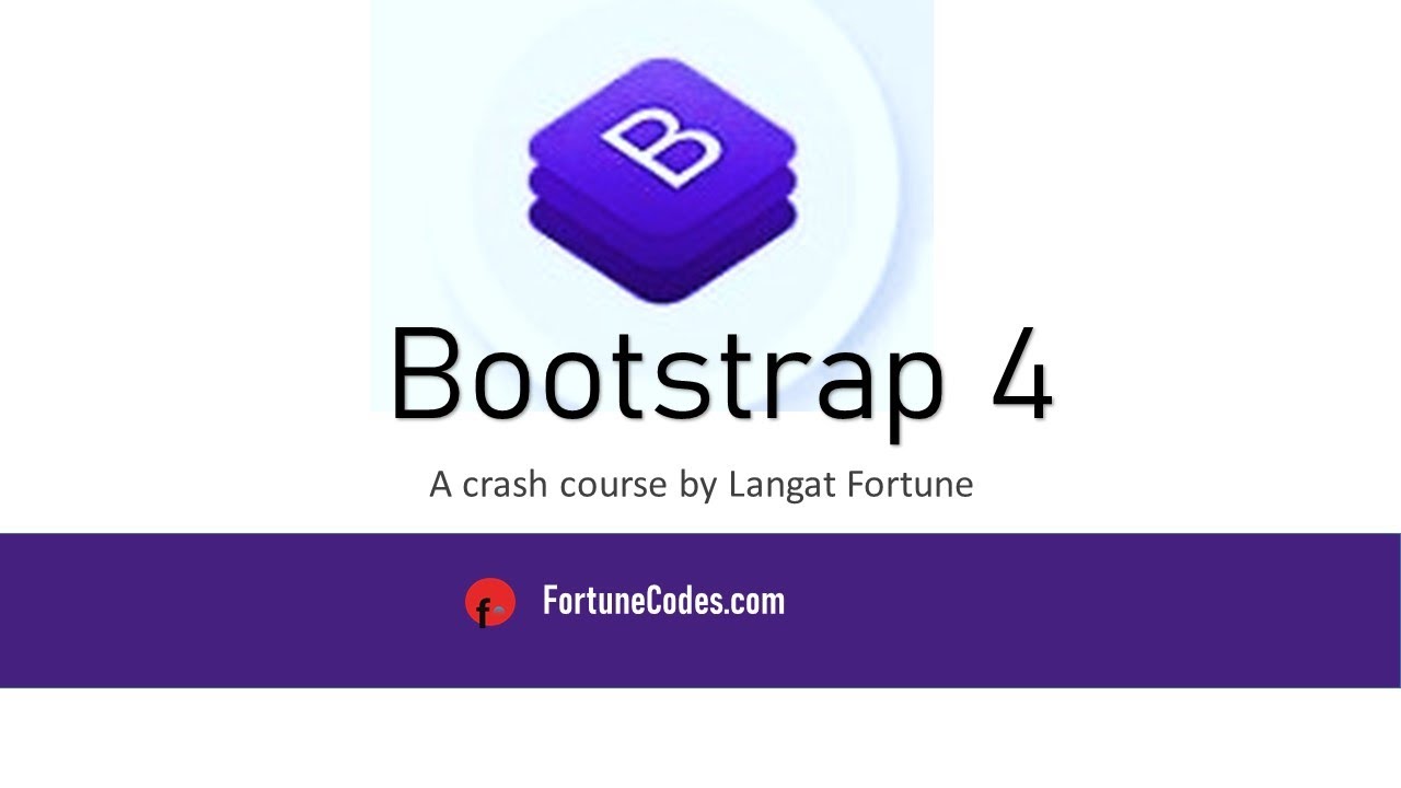 Bootstrap 4 Tutorial Crash Course for Absolute beginners
