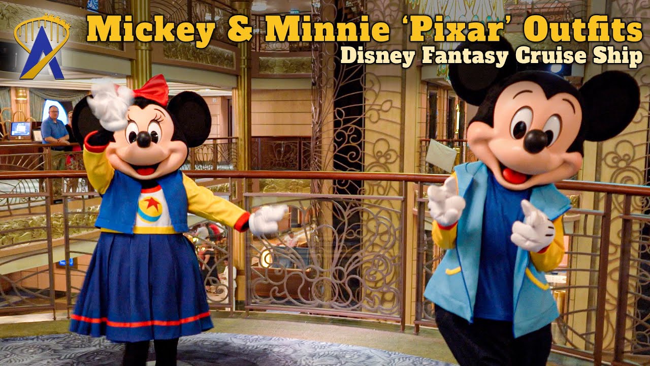 MyDisneyFix | Mickey and Minnie’s Exclusive ‘Pixar Day at Sea’ Outfits ...