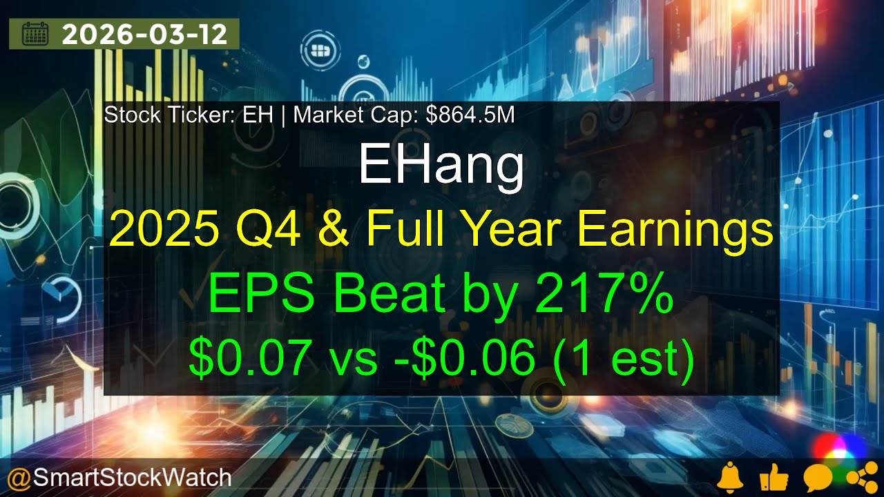 EHang (EH|$864.5M) - 2025 Q4 & Full Year Earnings Analysis