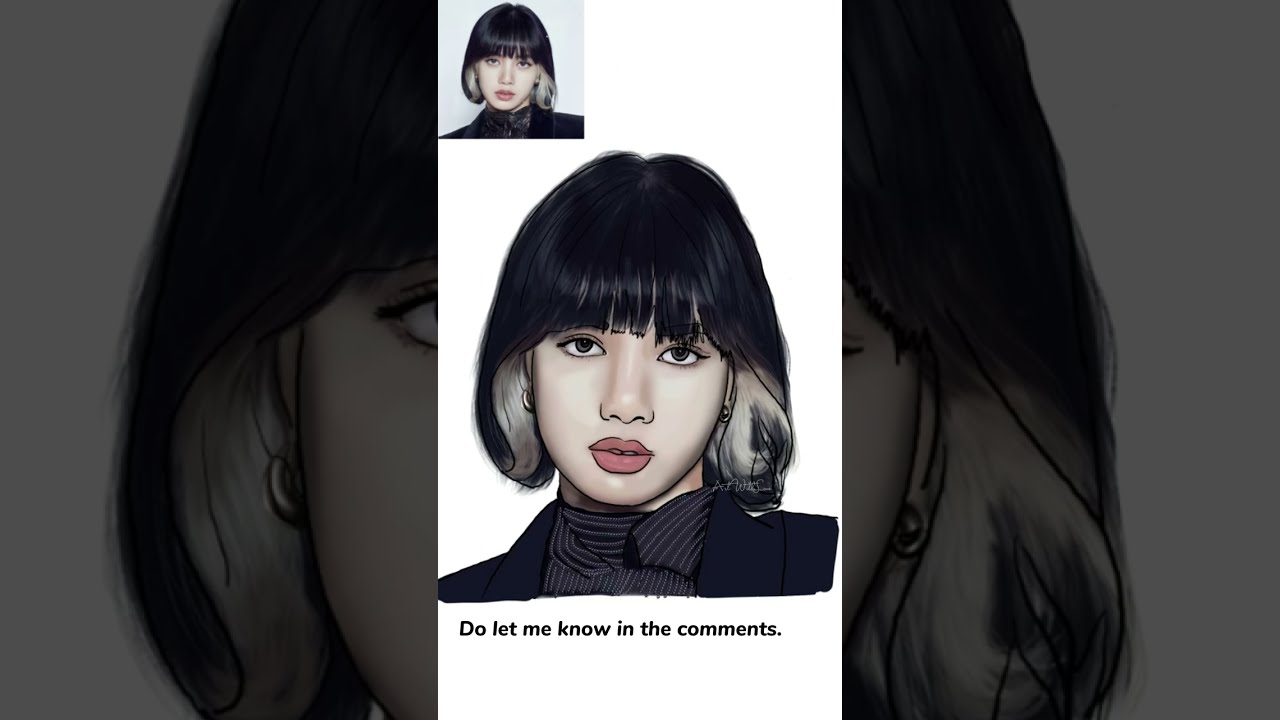 I drew Lisa from Blackpink. #lisa #lisablackpink #blackpink #digitalart #ibispaint #lisamanoban