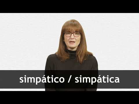 English Translation of “SIMPÁTICO” | Collins Spanish-English Dictionary