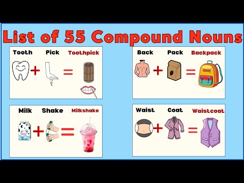 Lesson 69: Compound words | Learn English vocabulary with pictures #compoundwords