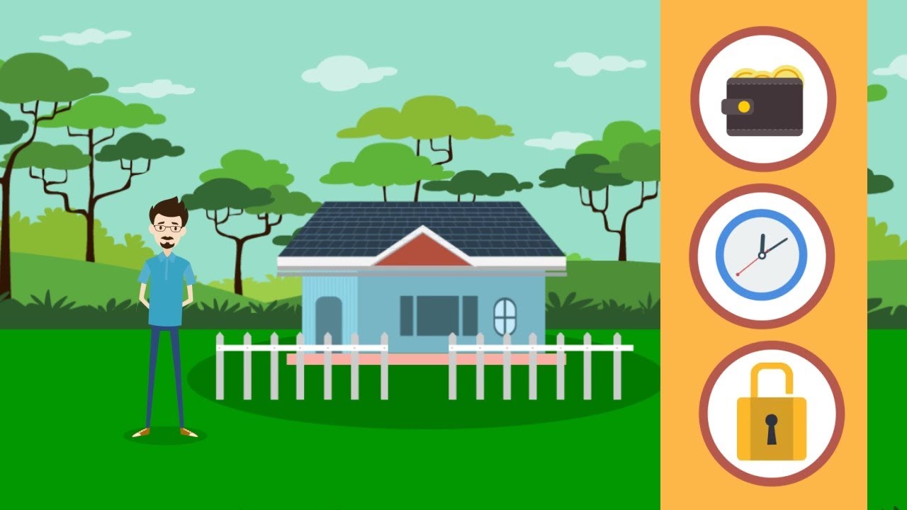 fence service 2D animated promo video