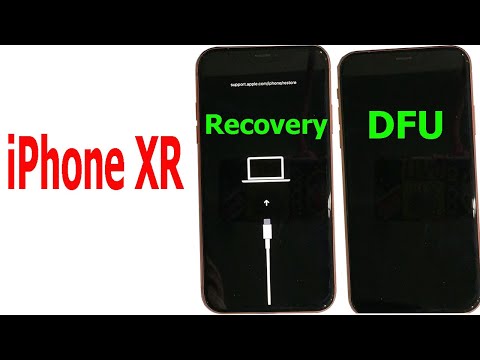 How to enter RECOVERY mode and DFU mode on iPhone XR