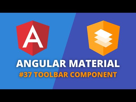 Angular Material #37 - Toolbar Component