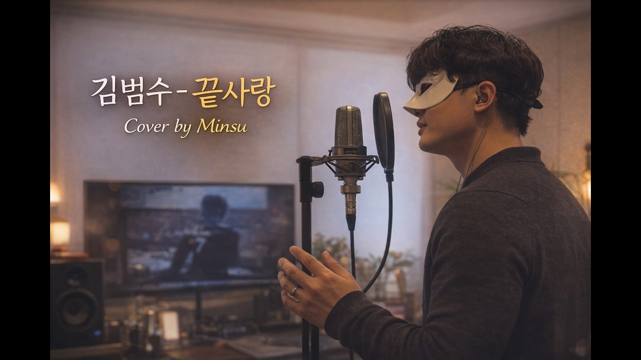 하관이 비슷하다면 노래가 조금이라도 비슷해지나..? (노래 cover 영상, 김범수 - 끝사랑)