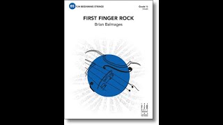 First Finger Rock: String Orchestra Conductor Score & Parts: Brian ...