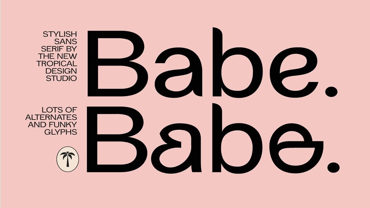 Babe   Sans Serif Font Font Free Download