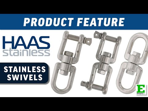 HAAS Stainless Steel Swivels | E-Rigging Products