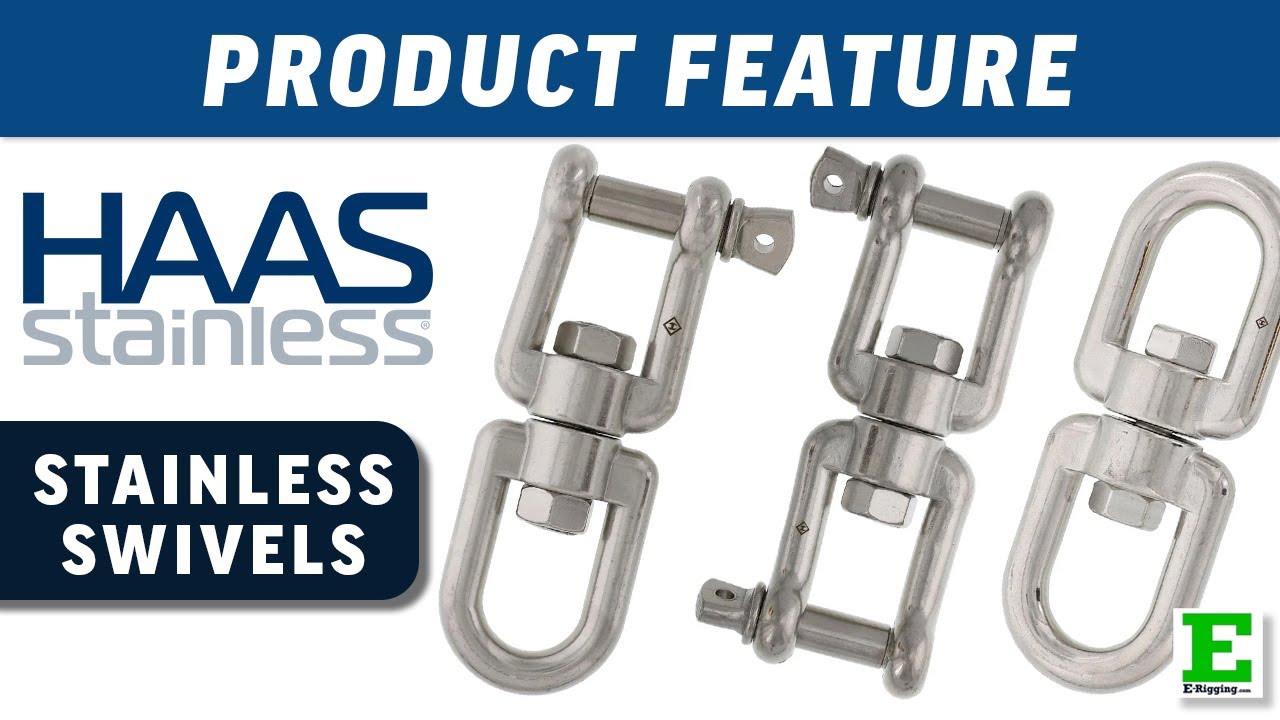 HAAS Stainless Steel Swivels | E-Rigging Products