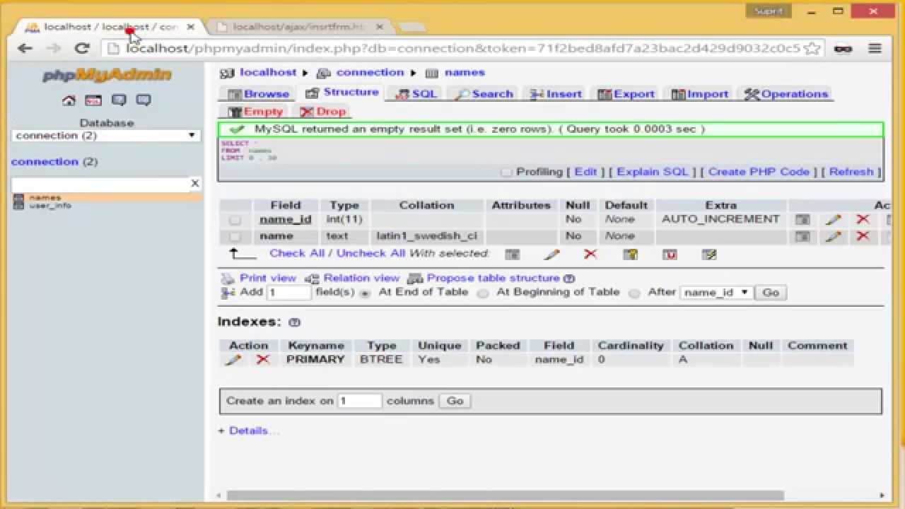 JQuery Ajax PHP Tutorial : using ajax how to insert form data in MySQL database.