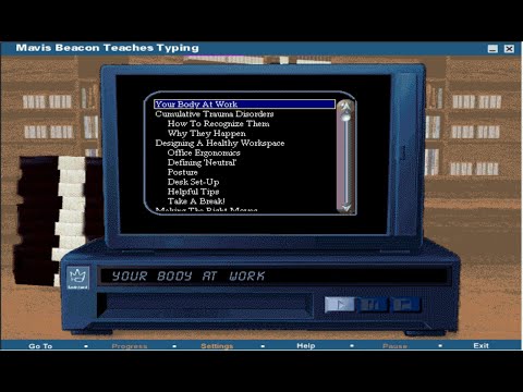 Mavis Beacon Teaches Typing 10 VCR (Video Viewer)