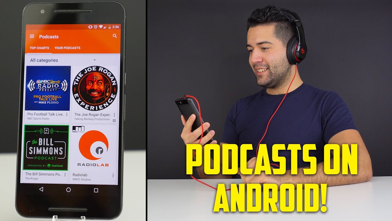 PODCASTS ON ANDROID! (Google Play Music)
