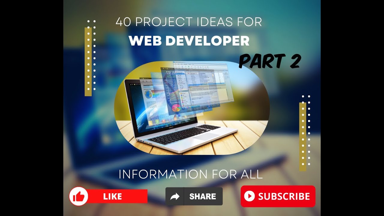 40 project ideas for web developers (part 2)