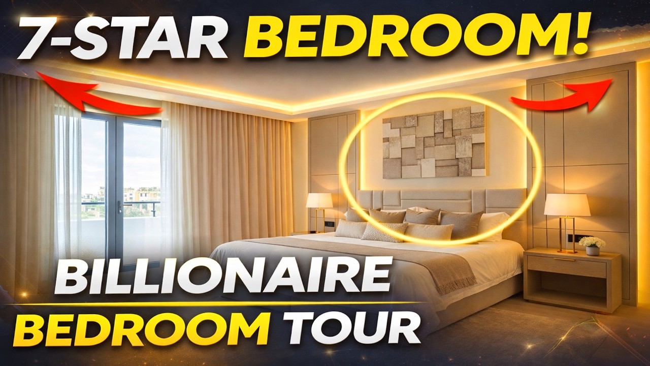$5 Million Luxury Bedroom Tour | Modern Dream Bedroom Design