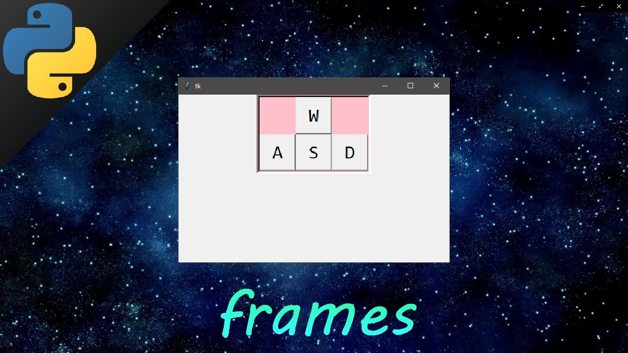 Learn Python tkinter GUI frames easy ⚰️