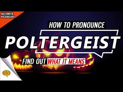 What Is The Meaning of Poltergeist? | Halloween Vocabulary