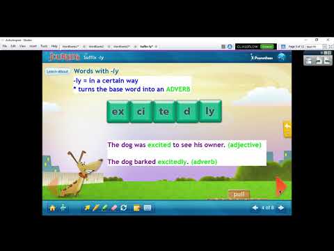 Suffixes -ly and -ness