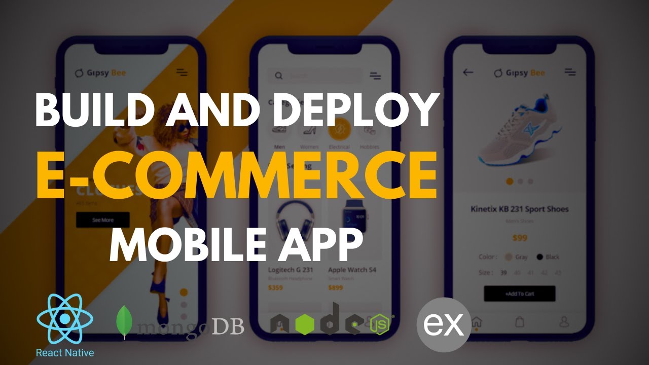 Build a Fullstack MERN React Native E-commerce app | #1 Setting up your NodeJs Backend and Database