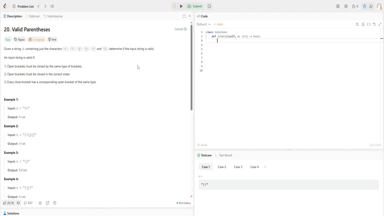 LeetCode 20: Valid Parentheses - Stack-Based Solution Explained! | Programming Tips!