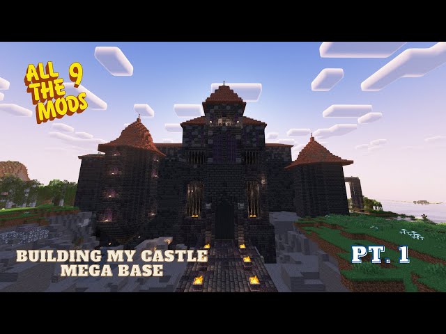 All The Mods 9 Minecraft ATM9 Builds - Building A Castle Mega Base ...