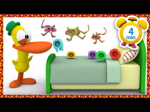 π 5 Little Aliens & Monkeys π | Nursery Rhymes & Baby Songs - Pocoyo