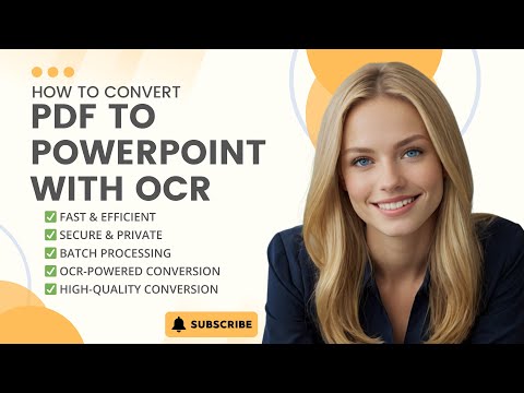 Convert PDF to PowerPoint with OCR Free PDF to PPT Converter | Change PDF to PPT With Formatting