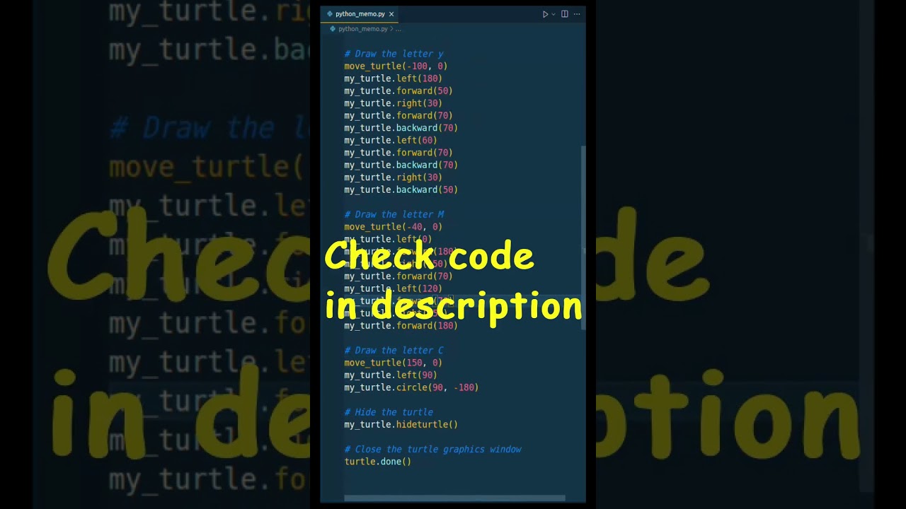 49 - Amazing! Exploring turtle module? Part-1! #python #coding #programming #shorts #turtle