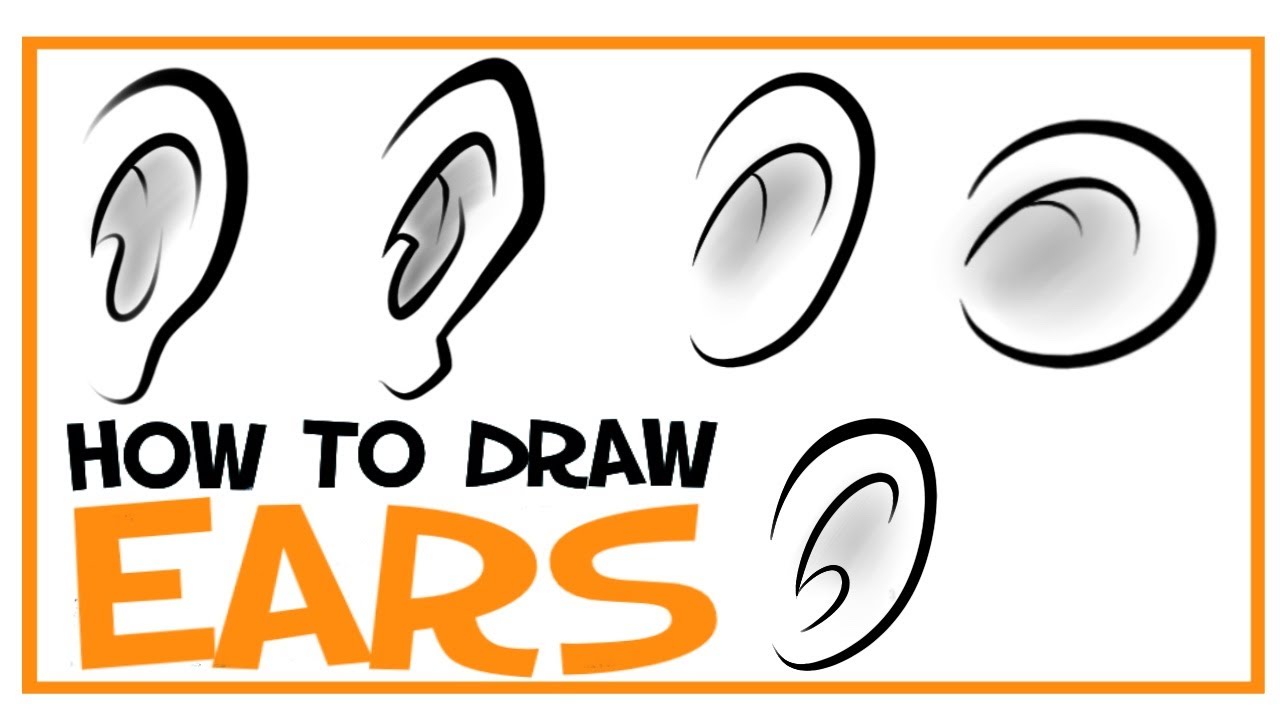 How To Draw Ears: CARTOONING 101 #6