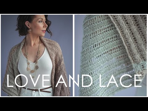 Love and Lace Wrap - Beginner Blanket / Shawl / Wrap Pattern - Gorgeous and EASY!