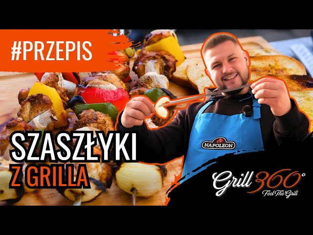 🔥Szaszłyki na grilla z papryką i cebulą - Grill360