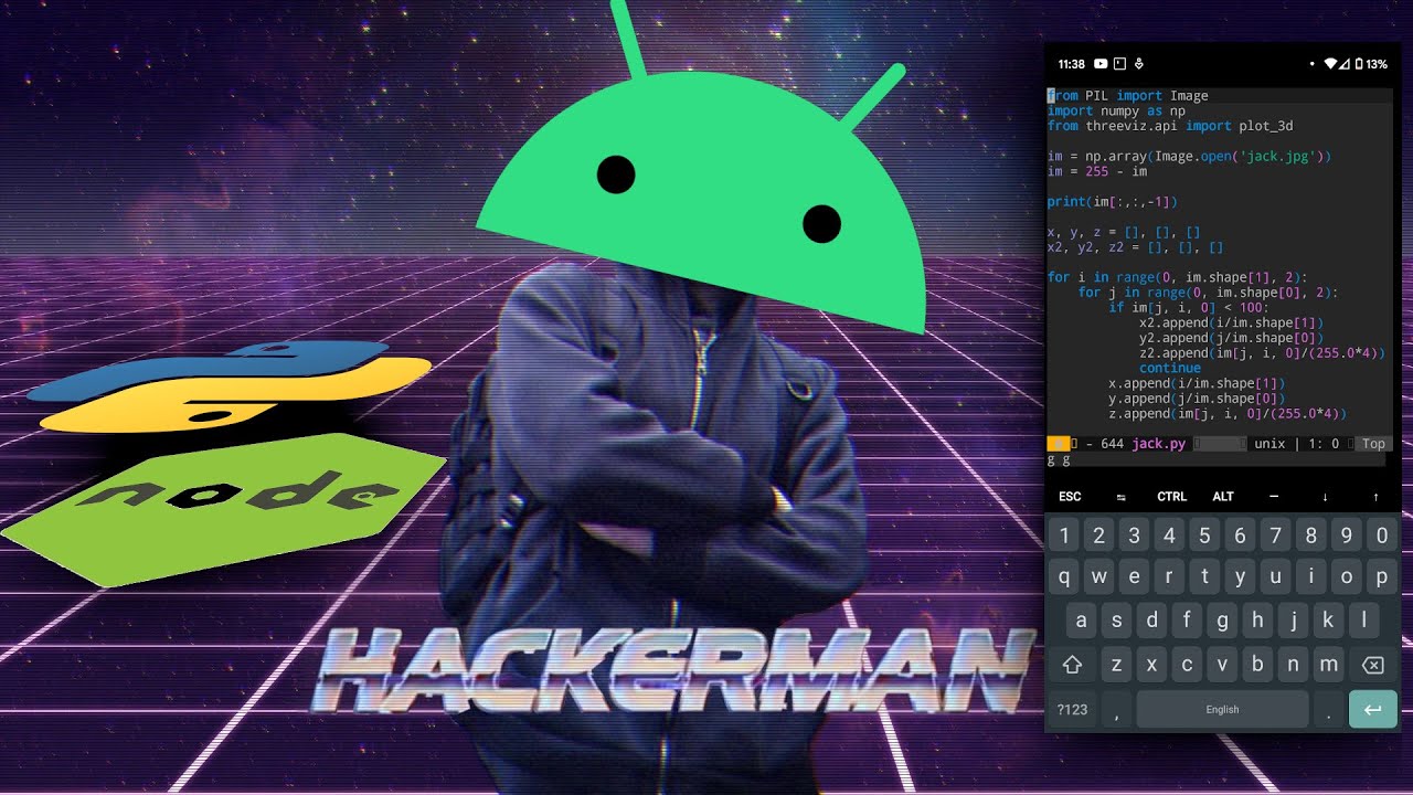 Programming with Python and NodeJS on your Android phone with Termux