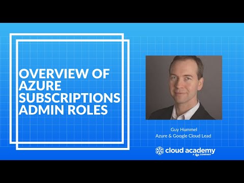 Azure Subscriptions & Resource Groups: Admin Roles | Cloud Academy