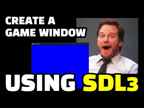 Create a game window using SDL3 and C