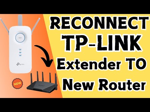How to reconnect Tp-link WiFi extender to new wifi router | Changed/Replaced old router |