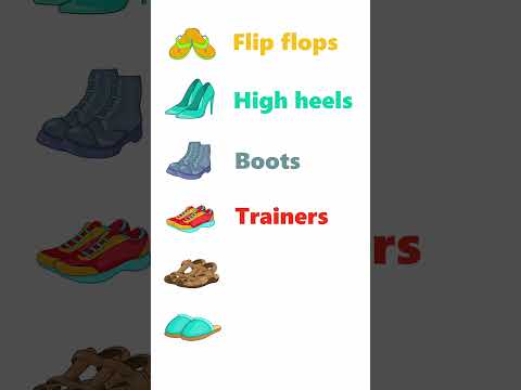 Types of Shoes in English #english #английский #образование #learnenglish
