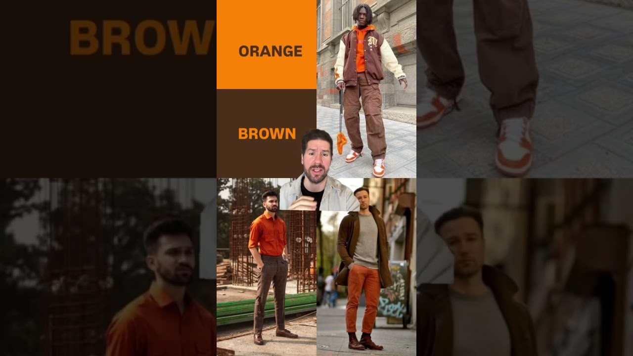 Deja de combinar NARANJA DE LA MISMA MANERA Para Hombres #moda #fashionstyle #fashion #style #estilo