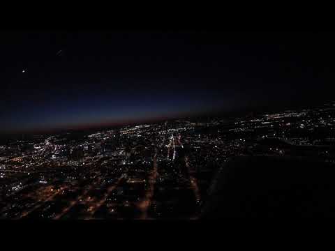 Night Landing at Charles B. Wheeler Downtown Airport (KMKC) 4K
