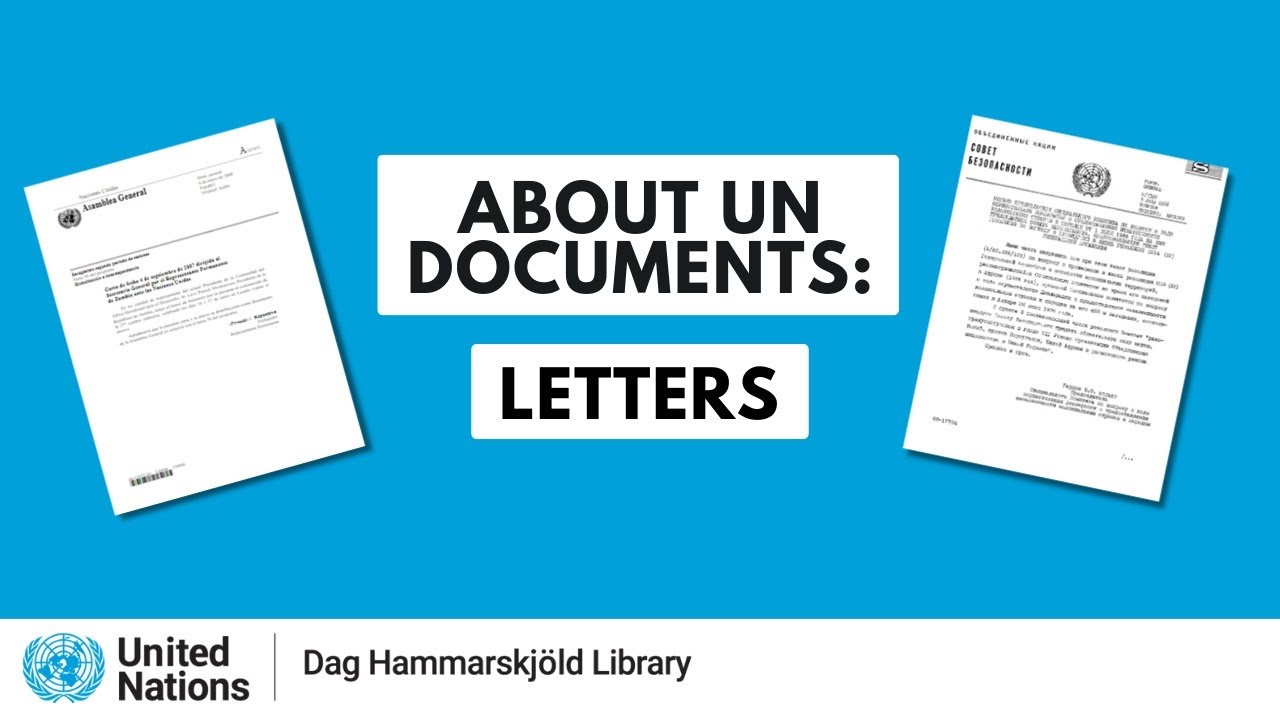 About UN Documents: Letters