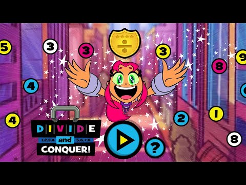 Teen Titans Go! | Battle with Numbers: Divide and Conquer - Cartoon Network Games