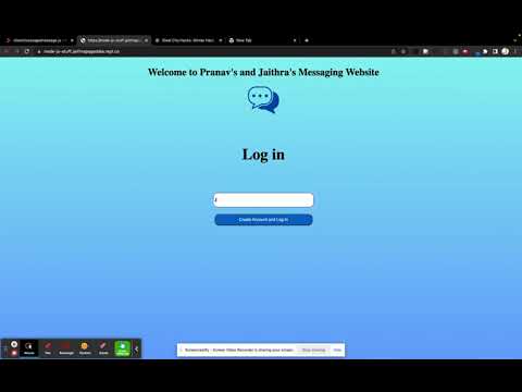 Encryption and Decryption Messaging Website