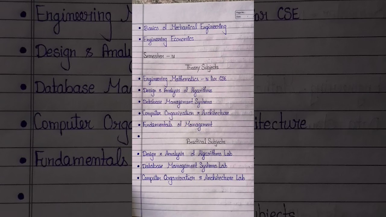 BTech CSE course 2nd year full syllabus 2025 | By Anshika Singh # #btechcse #btechsyllabus #CSE